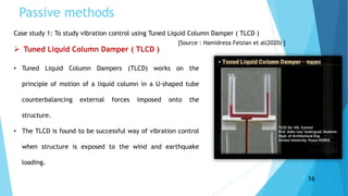 A STUDY ON VIBRATION CONTROL METHODS OF TLP.pptx | Physics | Science