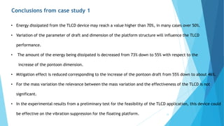 A STUDY ON VIBRATION CONTROL METHODS OF TLP.pptx | Physics | Science