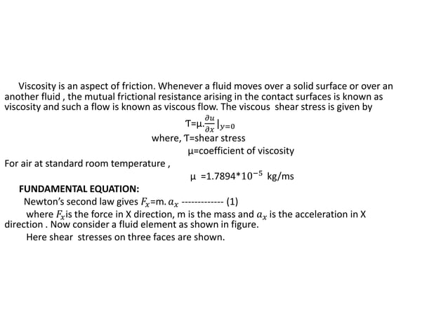 A STUDY ON VISCOUS FLOW (With A Special Focus On Boundary Layer And Its Effects) | PPTX