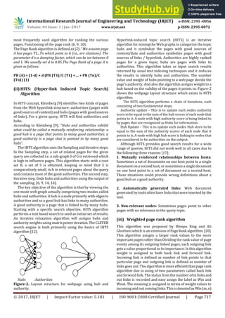 A Study On Web Structure Mining | PDF | Web Design and HTML | Internet