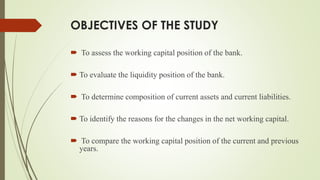 A study on working capital management | PPTX
