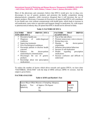 A study to explore scope of direct to consumer advertisement dtca | PDF