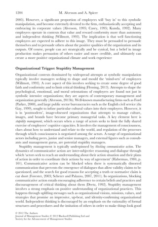 A stupidity based theory of organizations | PDF