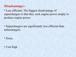 Turbocharger and Supercharger (Anil Sharma) | PPT