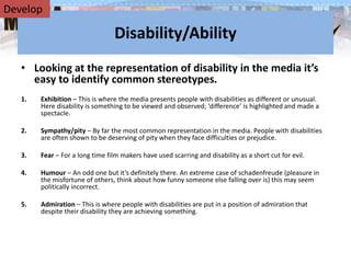 As tv drama Class and Disability | PPTX | Careers
