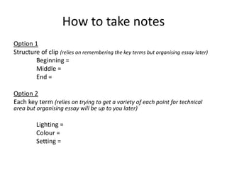 As tv drama notes & paragraphs | PPT