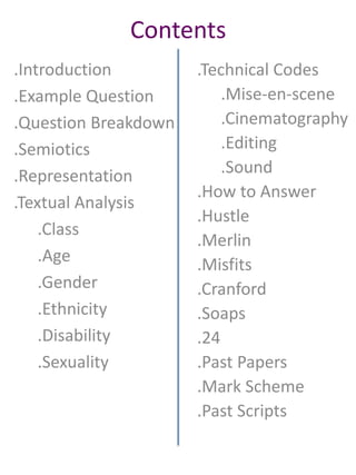 As tv drama revision guide | PPTX