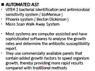 AST WPS Office.pdf ANTIMICROBIAL SUSCEPTIBILITY TESTING | PDF