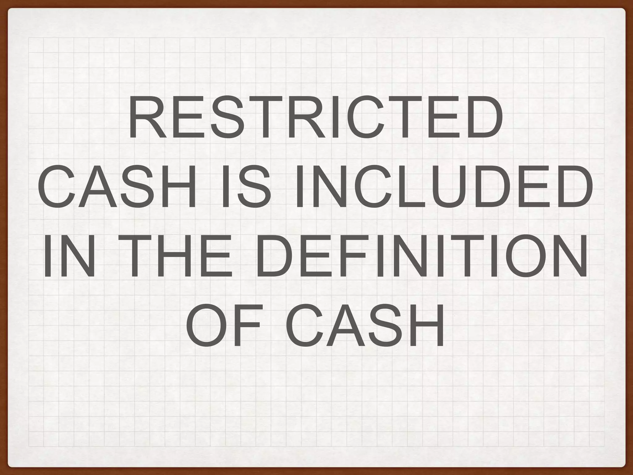 ASU 2016-18 Statement of Cash Flows - Restricted Cash | PPT