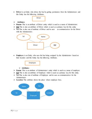 Asu bus management project (autosaved) | DOCX