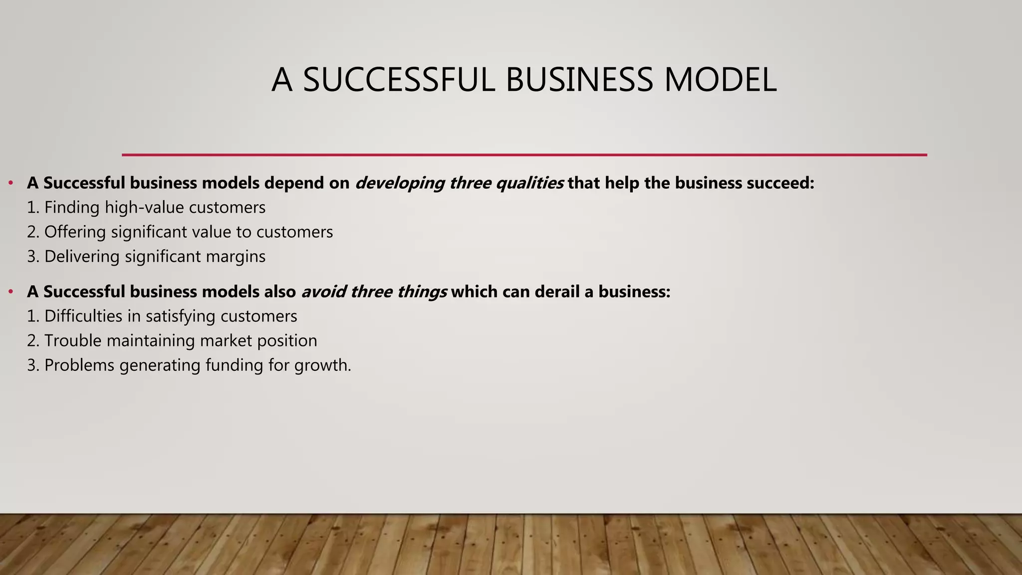A successful business model | PPT