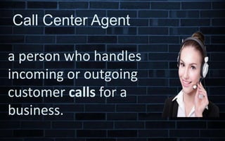 A successful call center agent | PPT