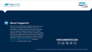 A successful design and development approach for rapidly maturing sap ...