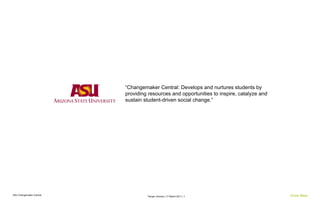 ASU Changemaker Central | PDF