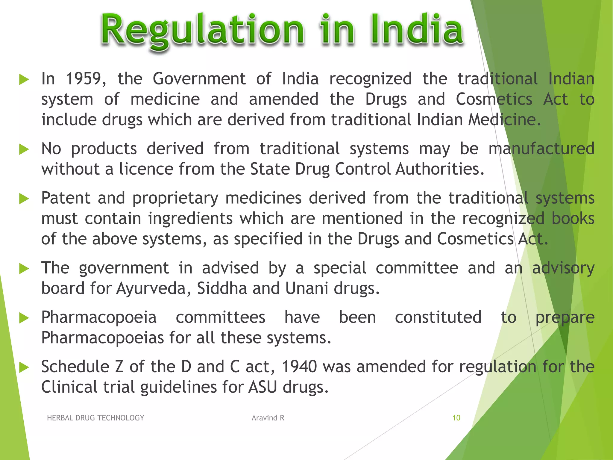 Asu drug regulations in india | PDF