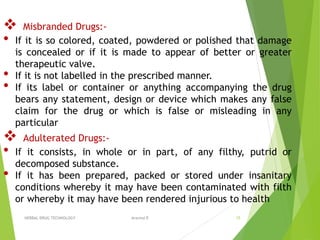 Asu drug regulations in india | PDF