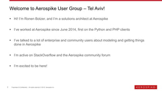 Exploring Modeling - Best Practices with Aerospike Data Types | PPTX