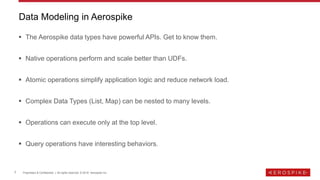 Exploring Modeling - Best Practices with Aerospike Data Types | PPTX
