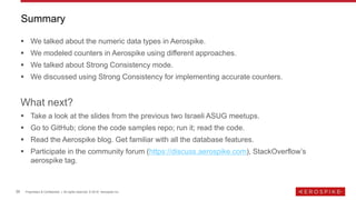 Countdown to Zero - Counter Use Cases in Aerospike | PPTX | Databases | Computer Software and ...