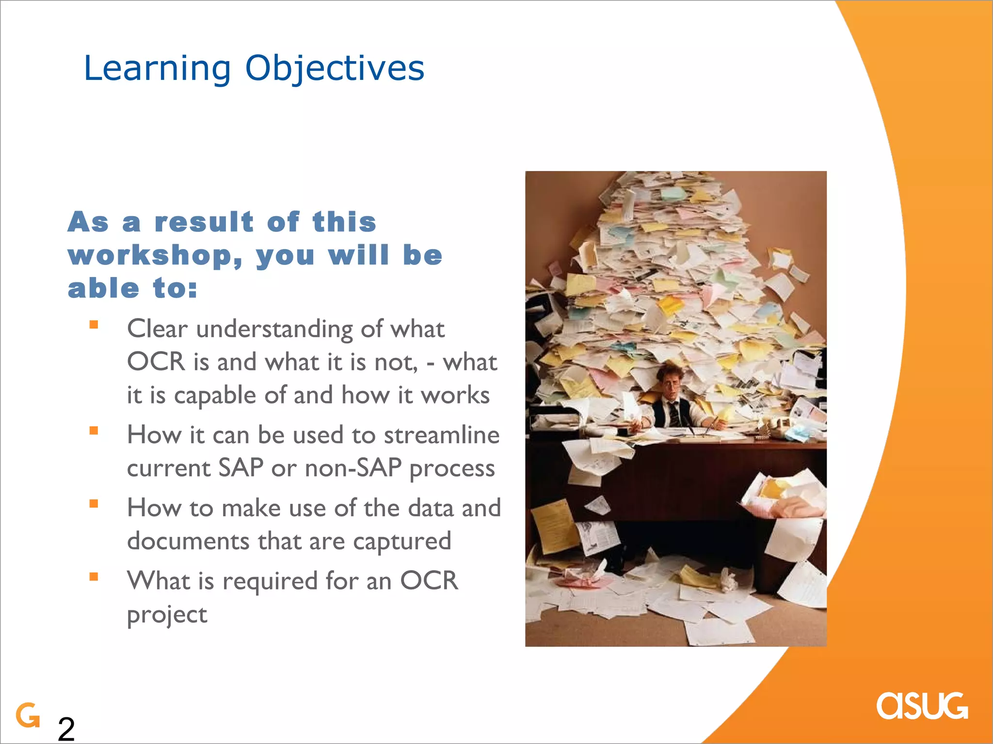 OCR and Content Management with SAP and Imaging | PPT