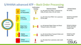 Asug82928 whats new in sap s4 hana for advanced atp | PDF