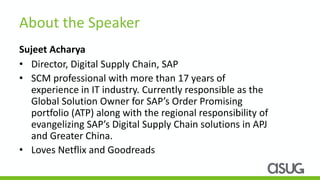 Asug82928 whats new in sap s4 hana for advanced atp | PDF