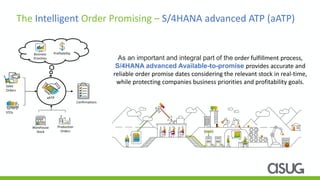 Asug82928 whats new in sap s4 hana for advanced atp | PDF