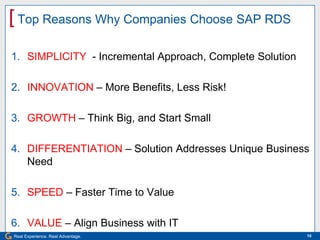 RDS - Understanding the SAP Basics of Rapid Deployment Solutions | PPTX
