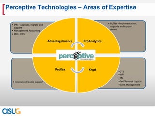 Asug SAP HANA Presentation - Perceptive Technologies SAP | PPT