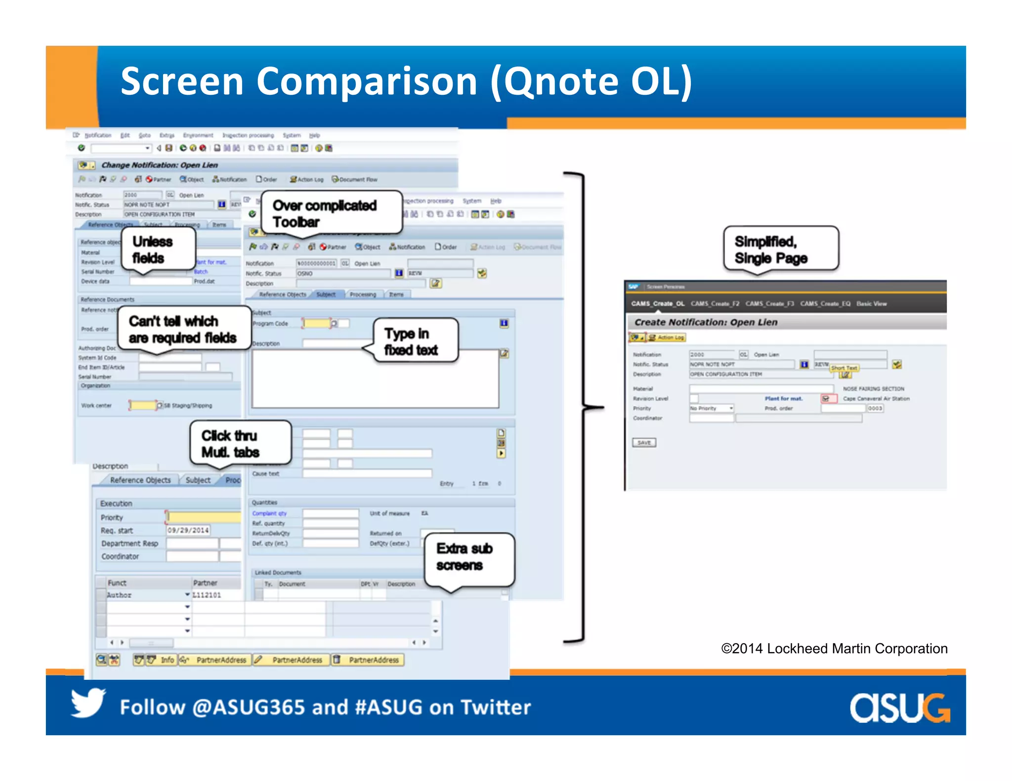 Lockheed simplifies Qnotes with SAP Screen Personas | PDF