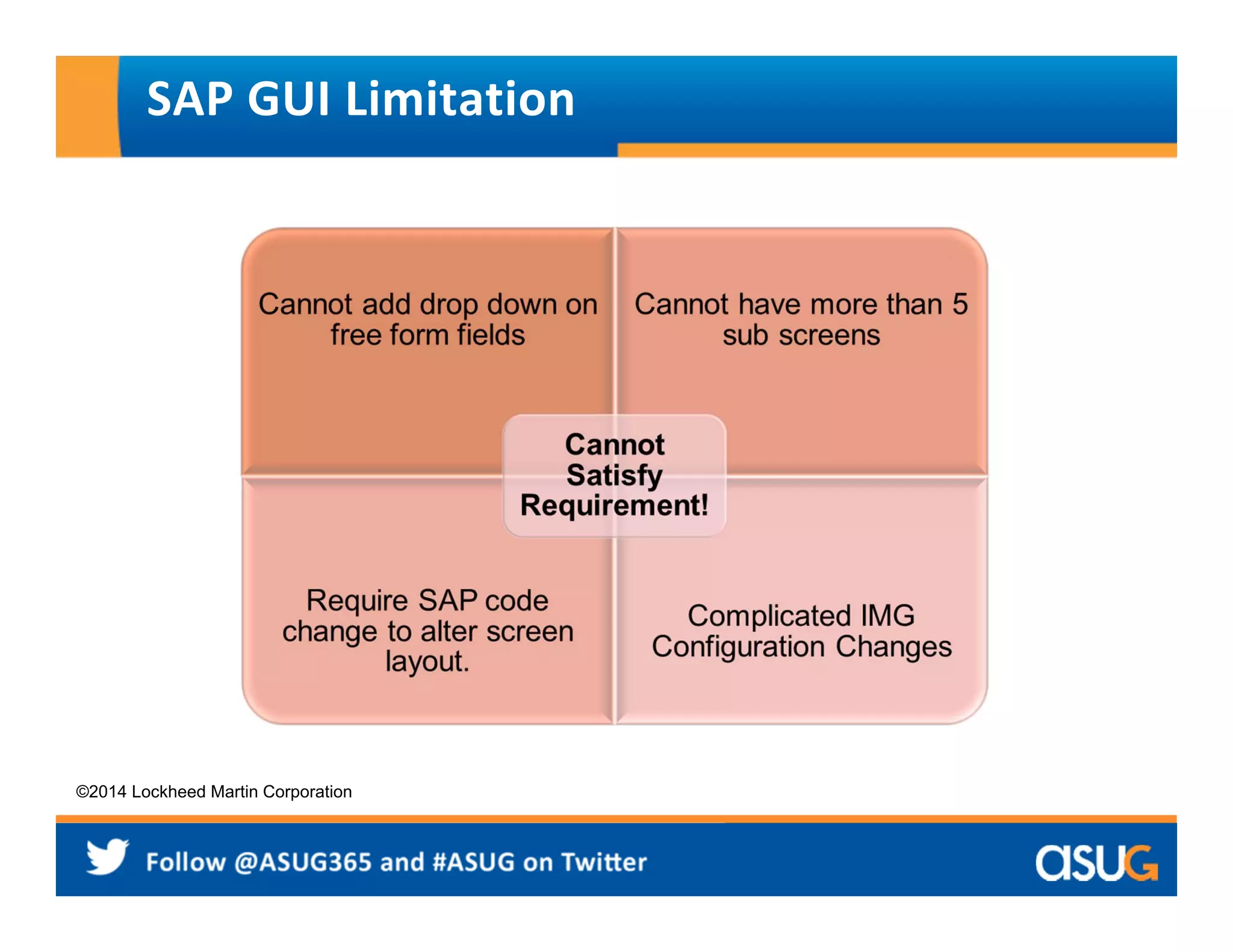 Lockheed simplifies Qnotes with SAP Screen Personas | PPT