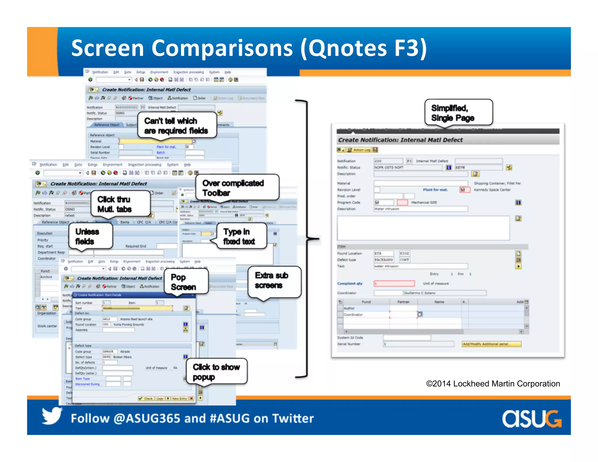 Lockheed simplifies Qnotes with SAP Screen Personas | PPT | Free Download