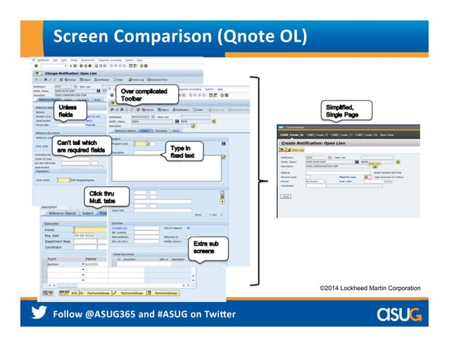 Lockheed simplifies Qnotes with SAP Screen Personas | PPT