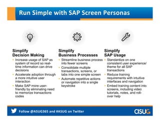 Lockheed simplifies Qnotes with SAP Screen Personas | PPT