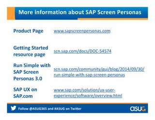 Lockheed simplifies Qnotes with SAP Screen Personas | PPT