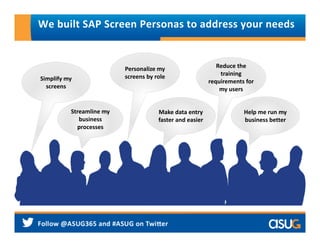 Lockheed simplifies Qnotes with SAP Screen Personas | PPT