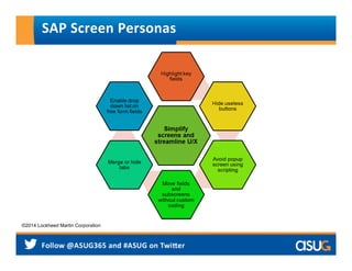 Lockheed simplifies Qnotes with SAP Screen Personas | PPT