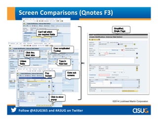 Lockheed simplifies Qnotes with SAP Screen Personas | PPT