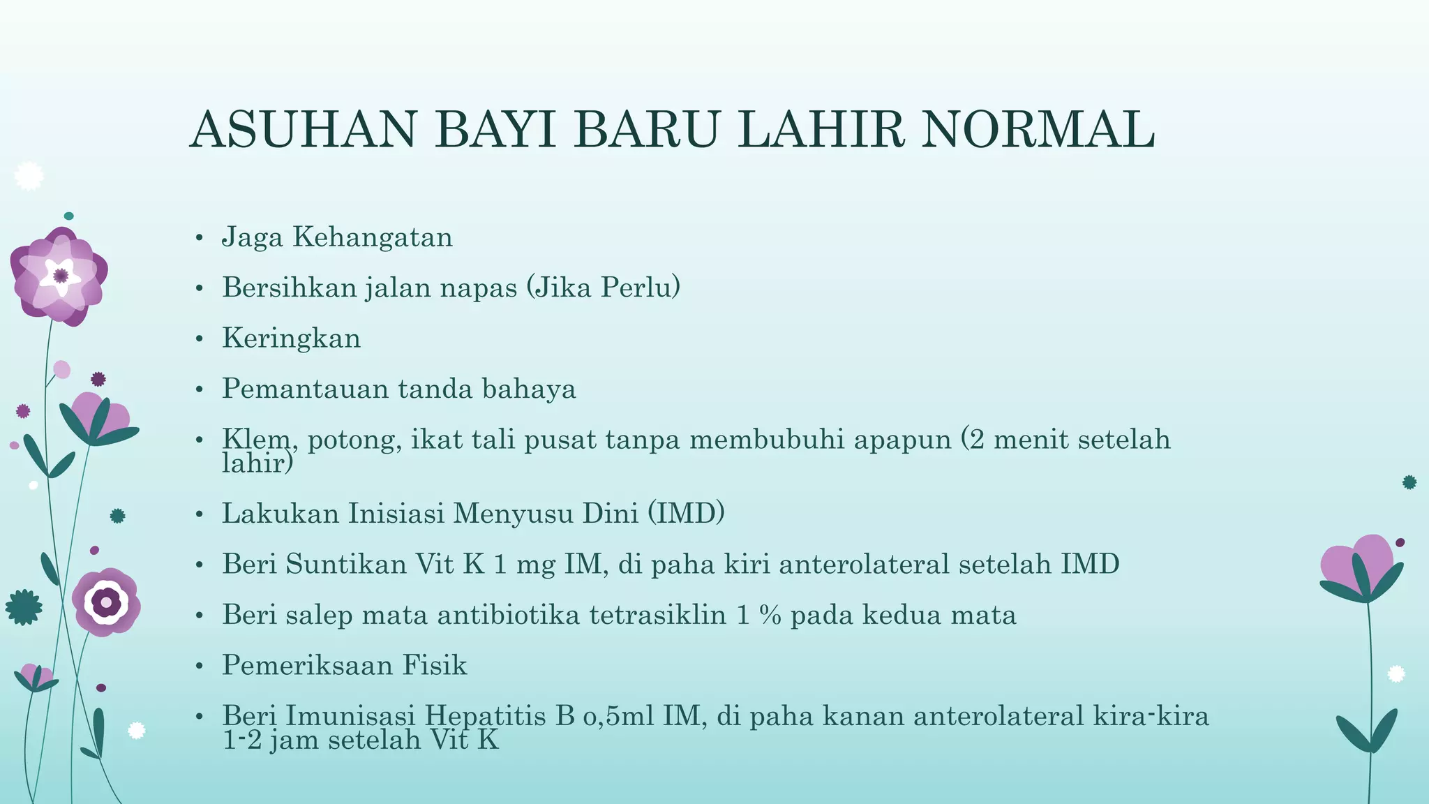 Asuhan bayi baru lahir | PPTX