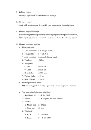 Asuhan kebidanan pada anak fisiologis | DOCX