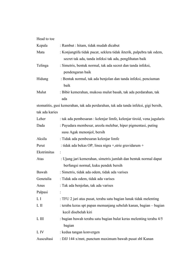 Asuhan kebidanan pada ibu hamil fisiologis | PDF