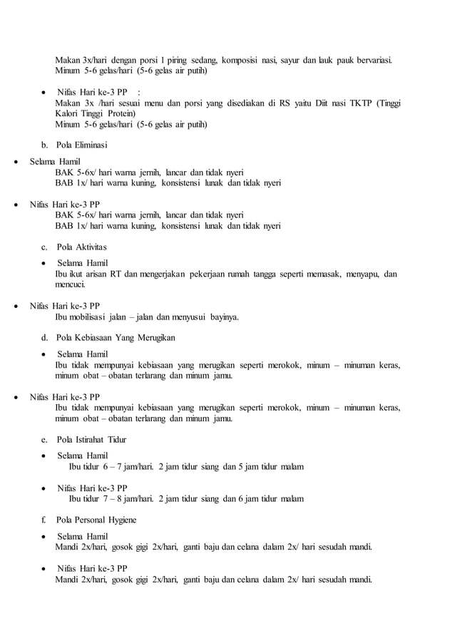 Asuhan kebidan nifas dengan bendungan asi | DOCX