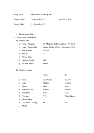 Asuhan keperawatan | DOCX