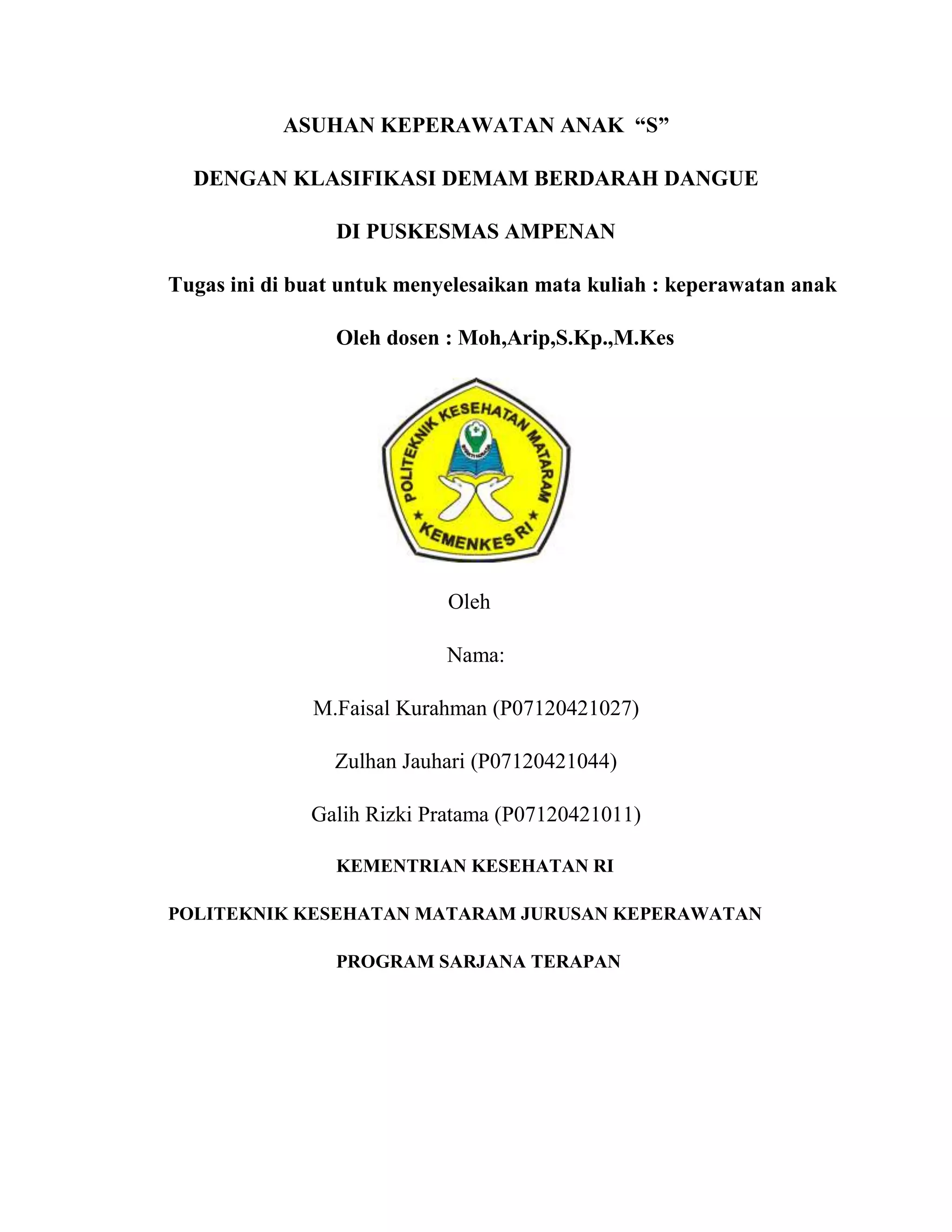 ASUHAN KEPERAWATAN ANAK.docx