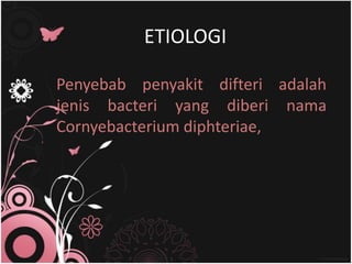 Asuhan keperawatan anak dengan difteri | PPTX