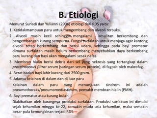 Asuhan keperawatan anak dengan rds | PPTX