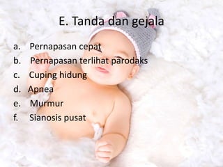 Asuhan keperawatan anak dengan rds | PPTX