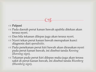 Asuhan keperawatan apendisitis | PPTX