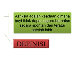 Asuhan keperawatan asfiksia | PPTX