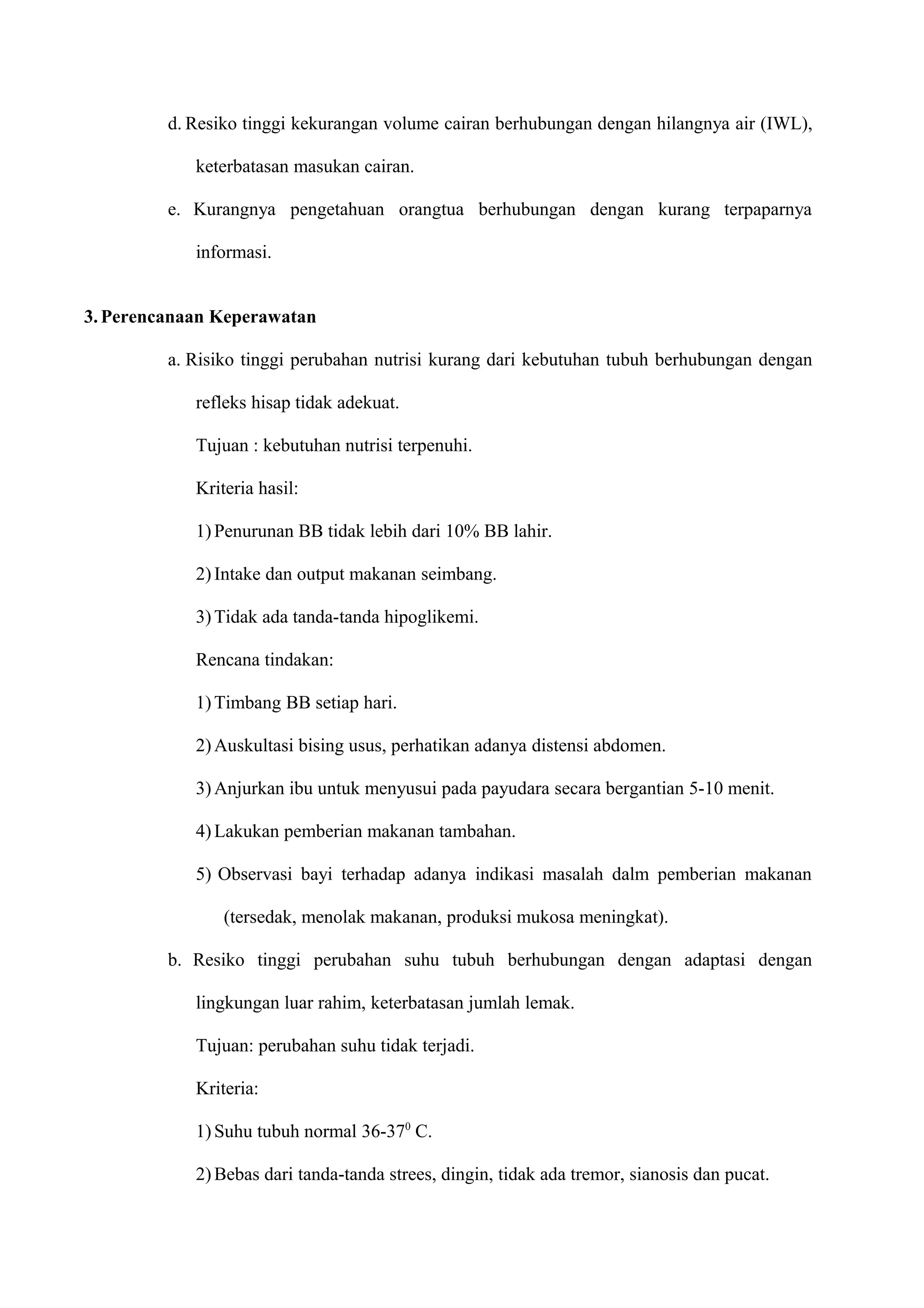 Asuhan keperawatan bayi baru lahir normal | DOC